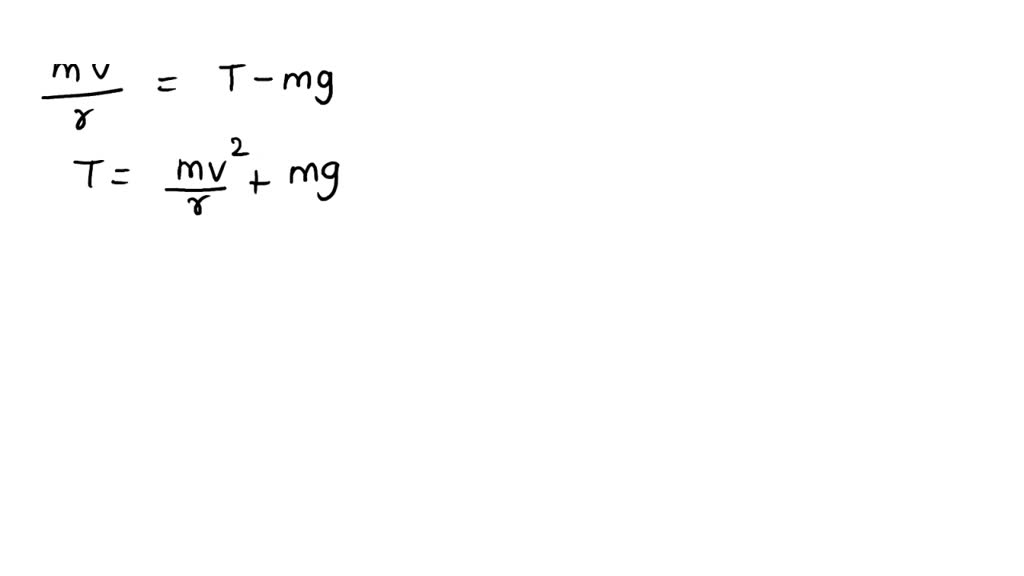 Solved Attached T0 A String Is Twirled Overhead In Horizontal Circle Of Radius R 7 Mass