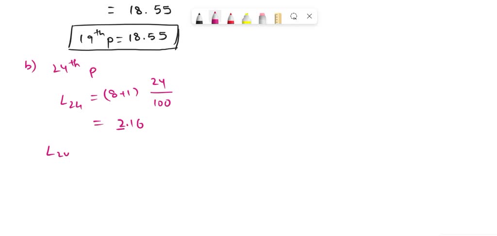 Consider a sample with data values of 27, 25, 20, 15, 30, 34, 28, and ...