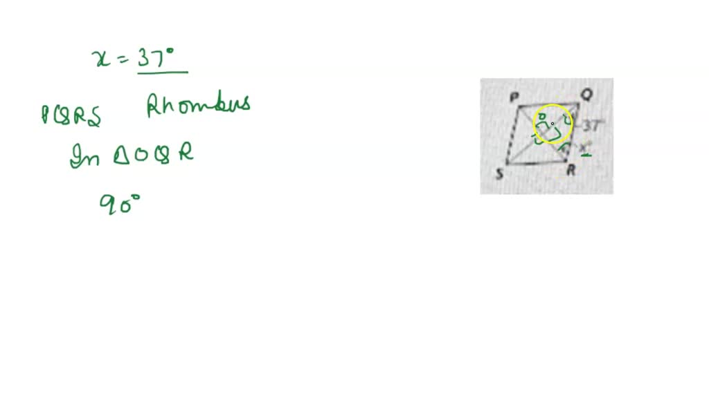 SOLVED: ERROR ANALYSIS 18-20. Quadrilateral PQRS is a rhombus. Describe ... SOLVED: ERROR ANALYSIS 18-20. Quadrilateral PQRS is a rhombus. Describe ...