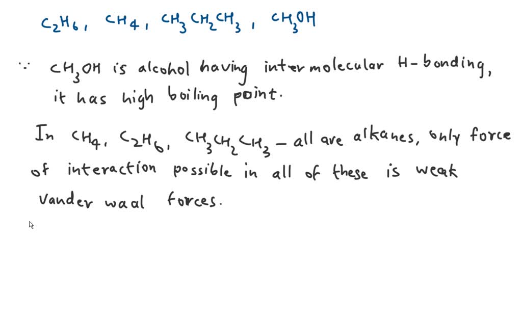 SOLVED: Predict which liquid is expected to have the lowest boiling ...