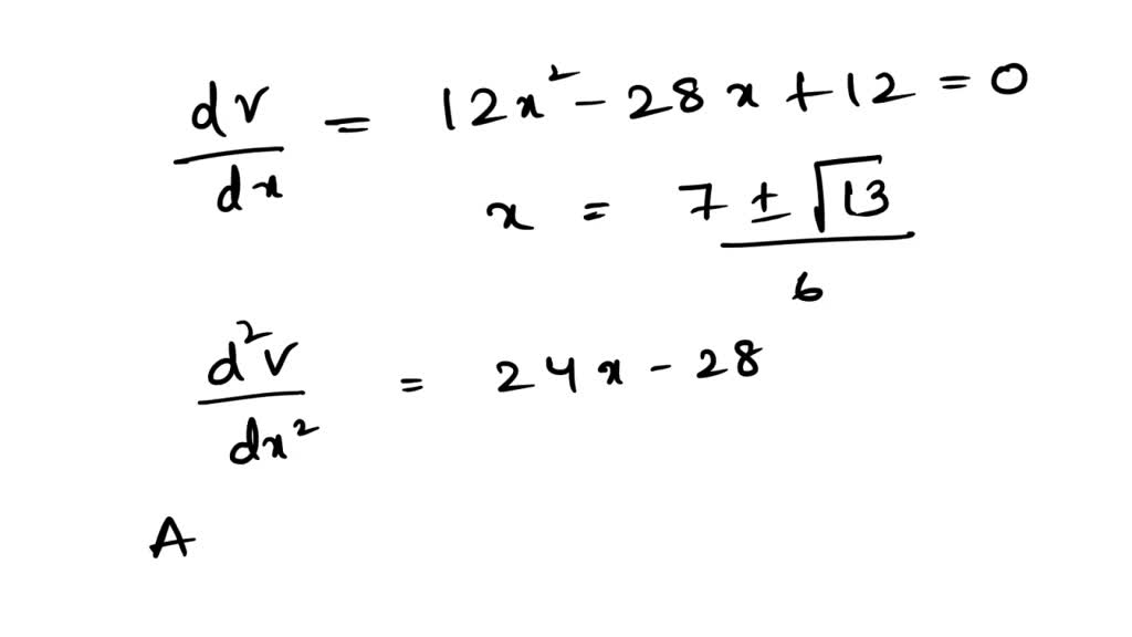 SOLVED: An open rectangular box is to be made from a piece of cardboard ...