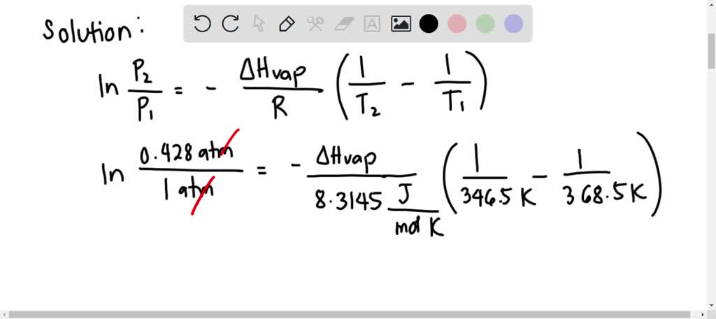 Solved Asap Please The Boiling Point Of Liquid B Is 95 5 °c At 1 Atm