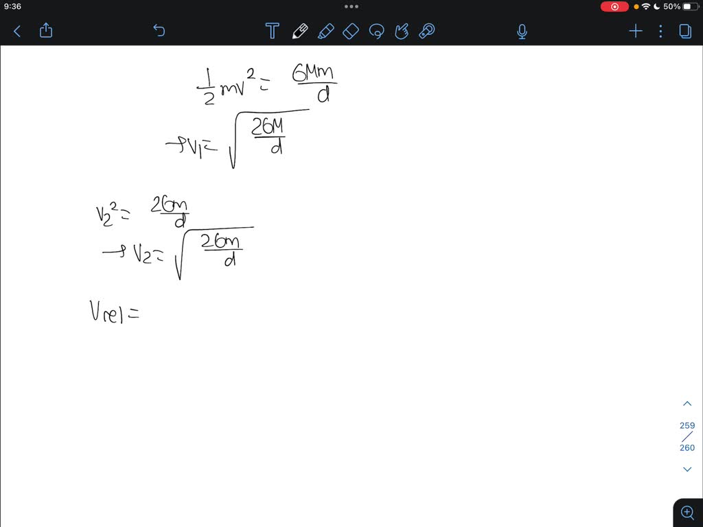 SOLVED: The gravitational force between two particles with masses m and M, initially at rest at ...
