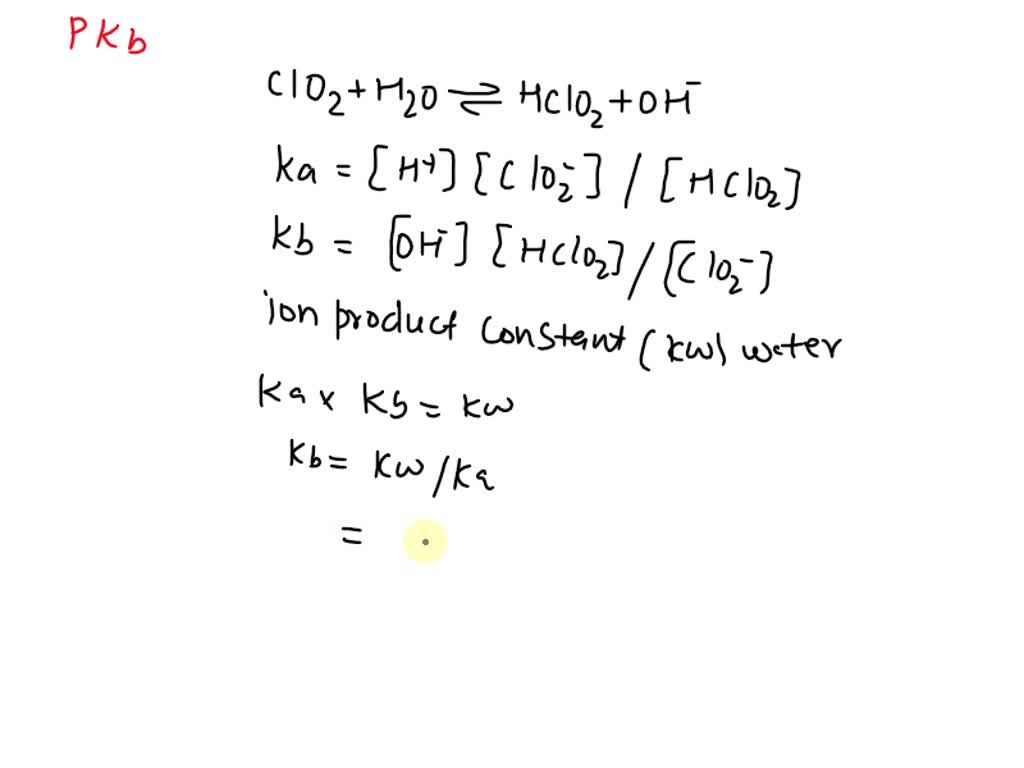 SOLVED: Please refer to the image below Determine the pKb value for the ...