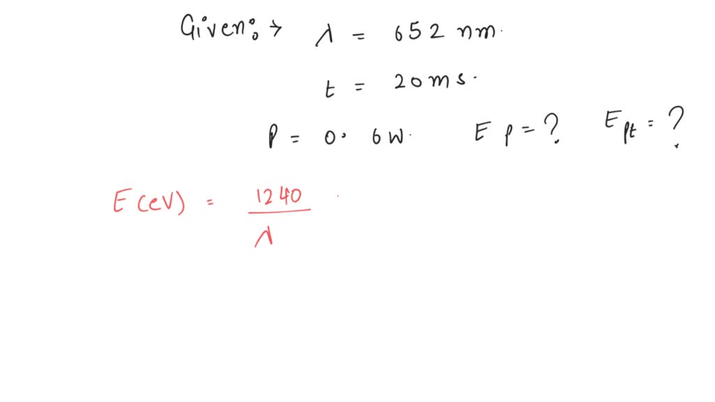 SOLVED: A laser used to weld detached retains emits light with a ...