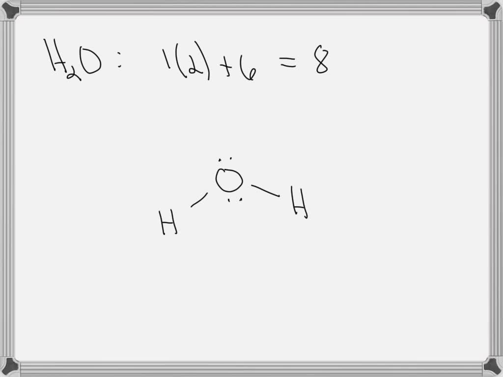 SOLVED: how do you easily calculate the formal charge of H2O?