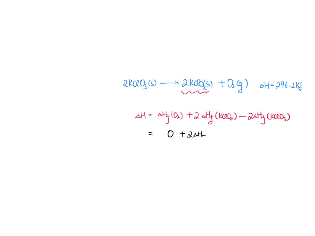 SOLVED: Using the provided table and the equation below, determine the heat of formation (in kJ ...