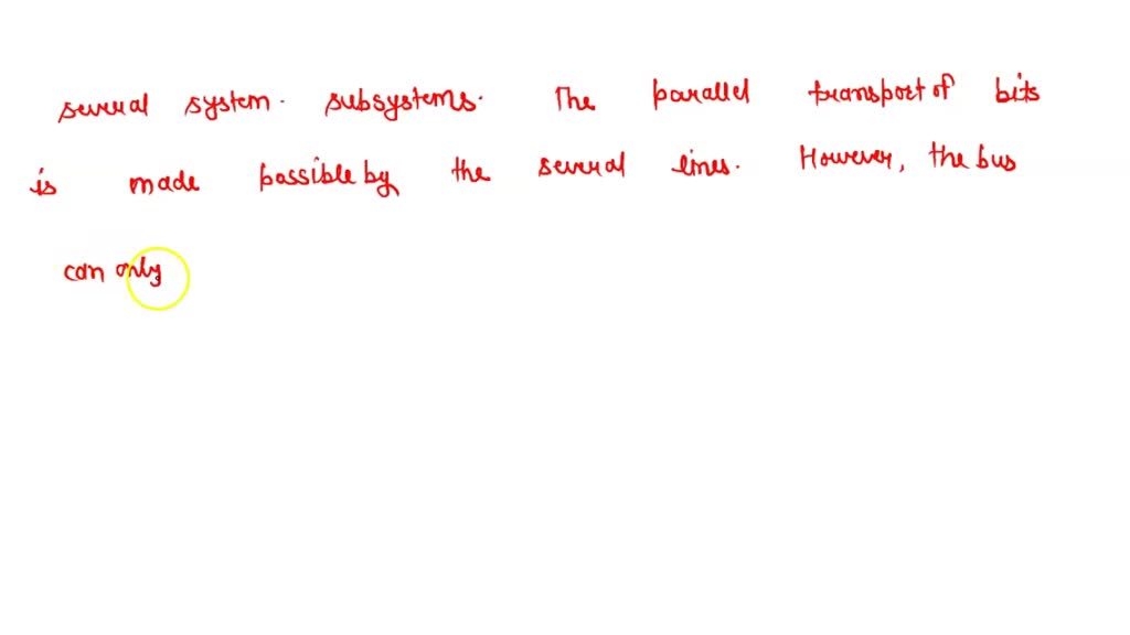 SOLVED: What are the benefits of using multiple bus architecture as ...