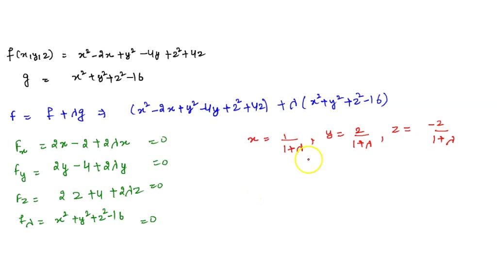 SOLVED: (4 points) Give an example function f (€.y) with critical point ...
