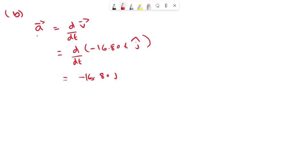 SOLVED: The vector position of = particle varies in time according to the expression; find the ...