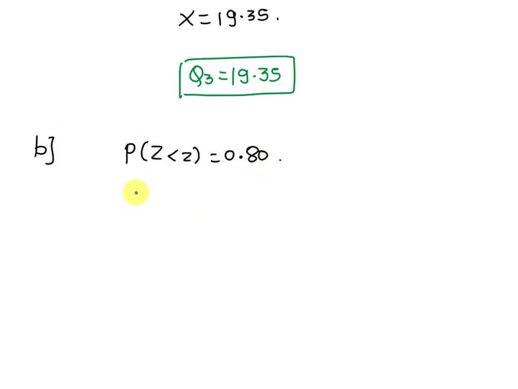 SOLVED: A variable is normally distributed with mean 18 and standard ...