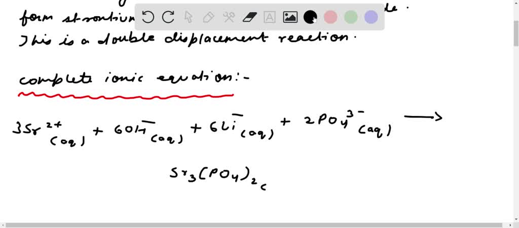 SOLVED: Part 1 Include states of matter in your equation. Complete and ...