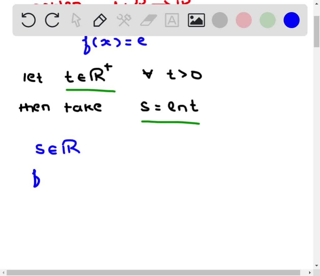 SOLVED: Show that the set R of real numbers and the set R+ of positive ...