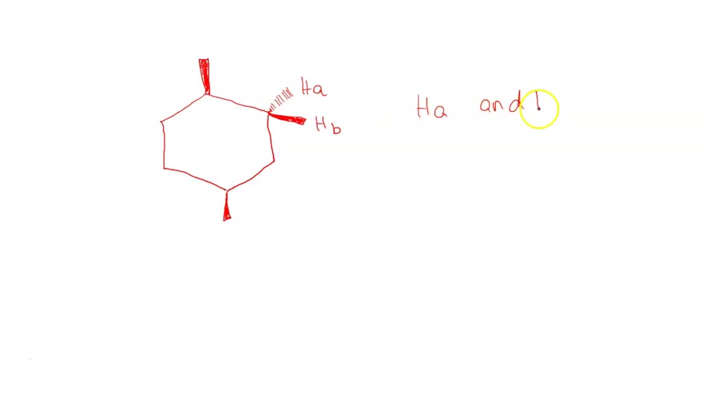 SOLVED: Protons Ha and Hb in the following compound are Ha Hb