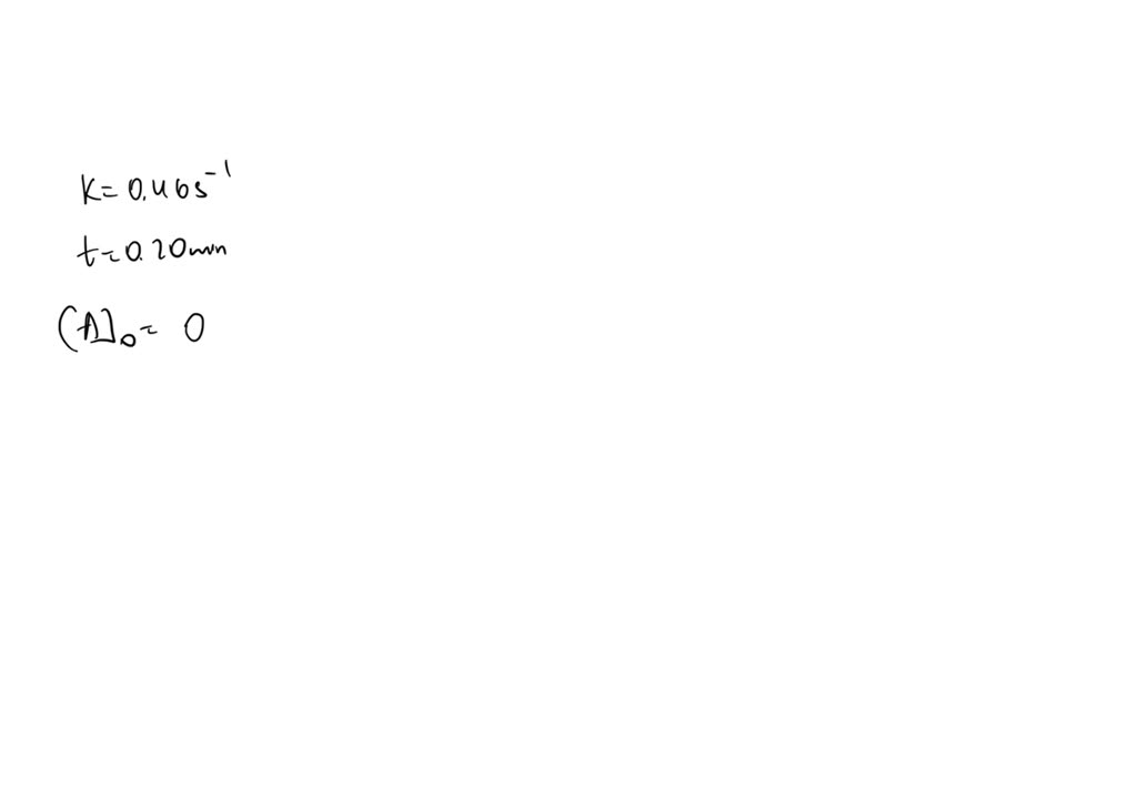 Solved The Isomerization Reaction Ch3nc â† Ch3cn Is First Order And