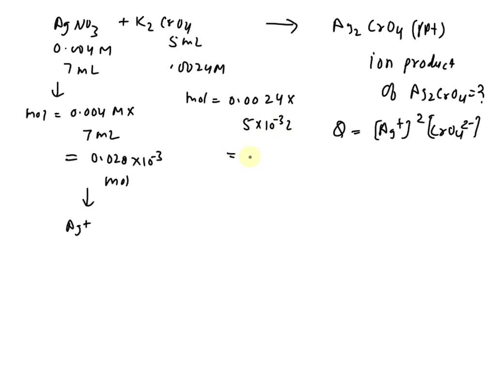 SOLVED: Using an experimentally determined value (2.5Ã—10^(-10)) of Ksp ...