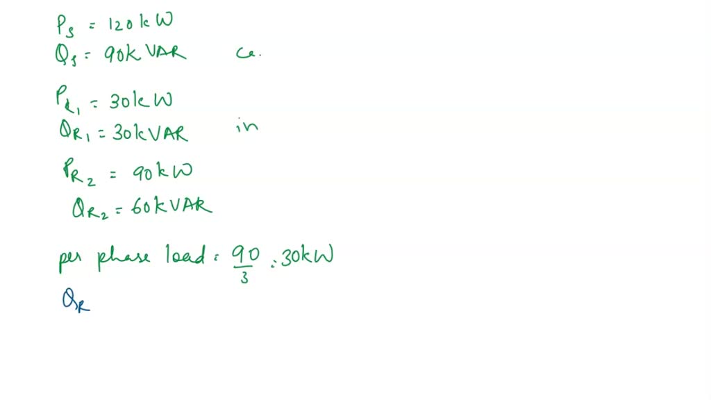 SOLVED: A three-phase line has an impedance of 2+4jOmega as shown in ...