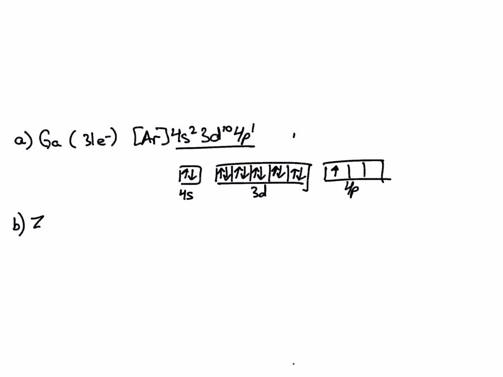 SOLVED: Draw a partial (valence-level) orbital diagram, and write the ...