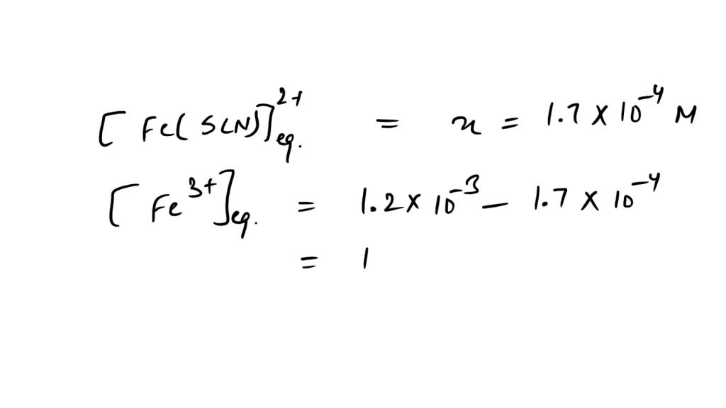 Solved Determine The Value Of The Equilibrium Constant Kc For The