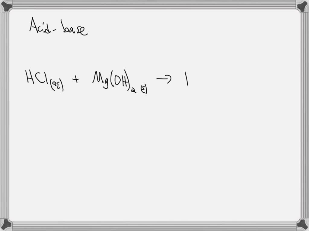 SOLVED: The active ingredient in Milk of Magnesiaâ„¢ is Mg(OH)2 ...