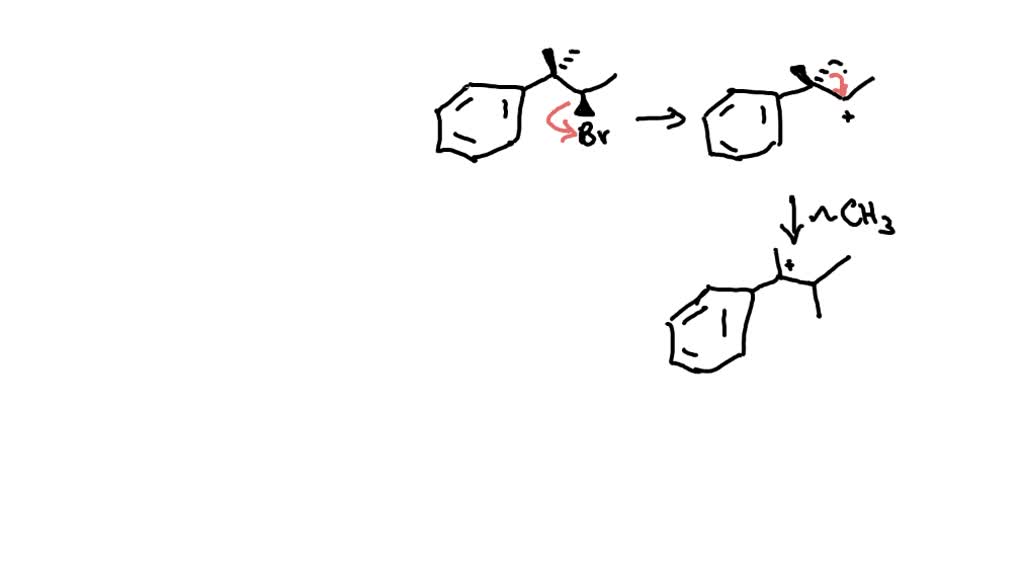 SOLVED: Draw the leaving group leaving to form carbocation Then draw ... SOLVED: Draw the leaving group leaving to form carbocation Then draw ...