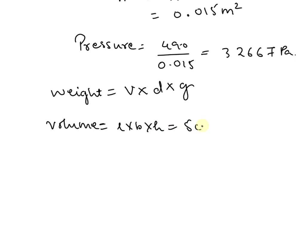 SOLVED: Q1: Calculate the pressure exerted by a girl on the ground if her mass is 50 kg and the ...