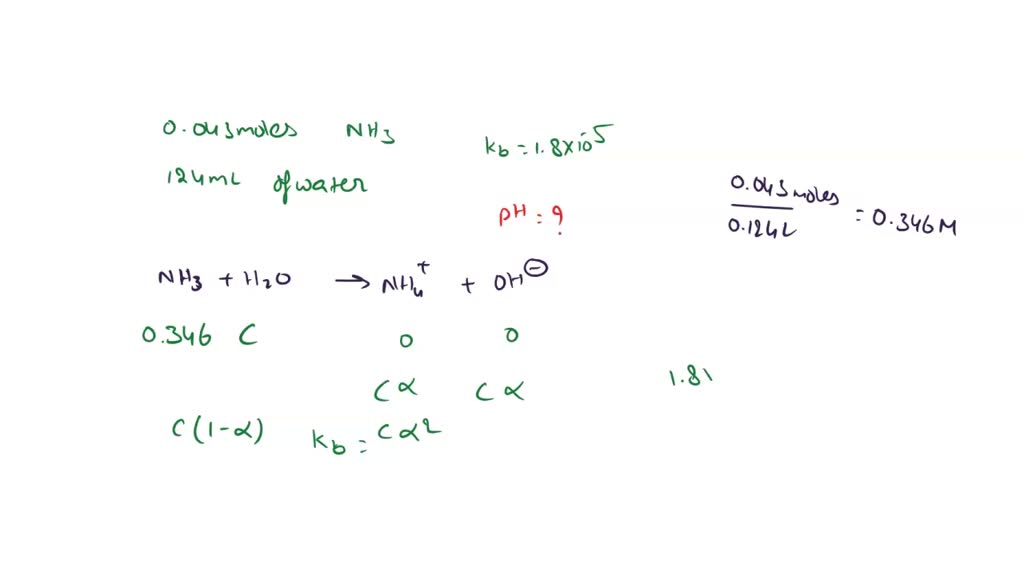 SOLVED: What is the pH of a solution made by diluting 0.043 moles of ...