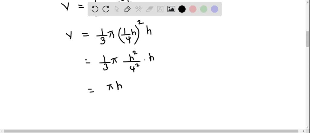 SOLVED: point) An inverted cylindrical cone, 24 ft deep and 12 ft ...