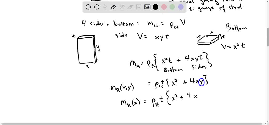 A rectangular tank that is with a square base and open top is to be ...