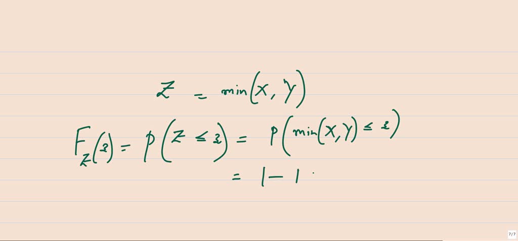 SOLVED: P3 (15 points). Let X and Y be two independent exponential ...