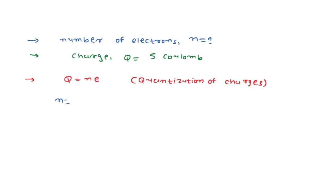 SOLVED: calculate the number of electrons constituting five coulomb of ...