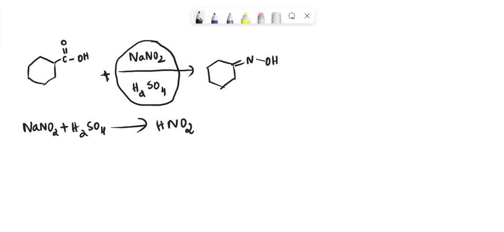 SOLVED: PROBLEM 7: Attempted nitrosation of this carboxylic acid leads ...