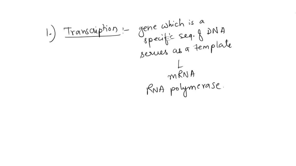 SOLVED: Describe the pathway of gene expression and how activation of genes is controlled ...