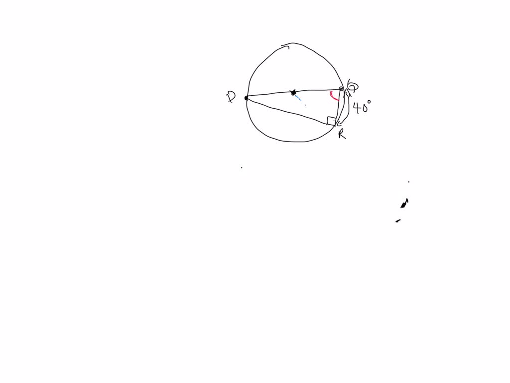 SOLVED: Alex drew a circle with right triangle PRQ inscribed in it, as ...