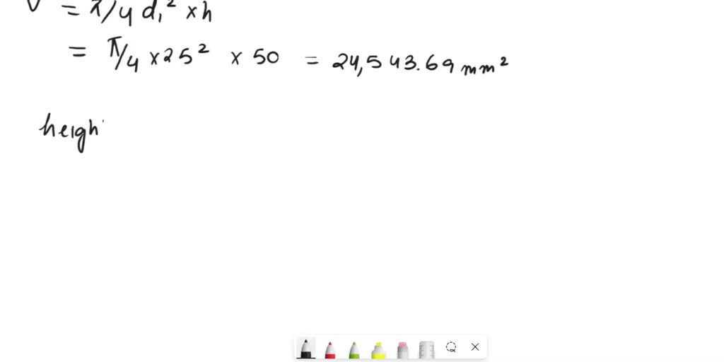 SOLVED: Q1.Write the hand calculation for the open die forging to calculate the pressure applied ...