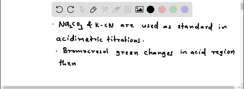 SOLVED: Examples of primary standards used for titration of acids are ...
