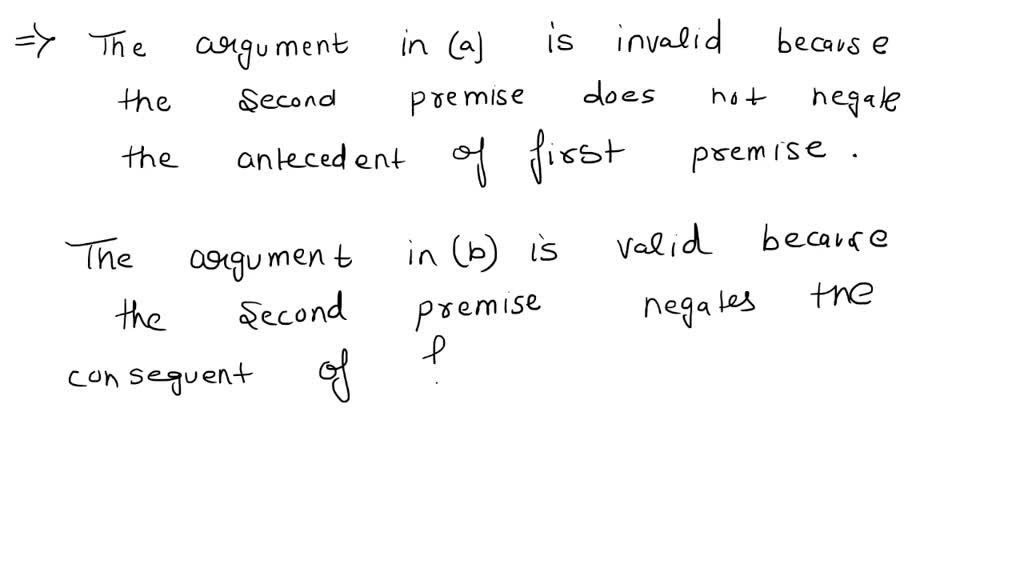 Solved Texts Write The Argument In Symbols Then Decide Whether The Argument Is Valid By Using