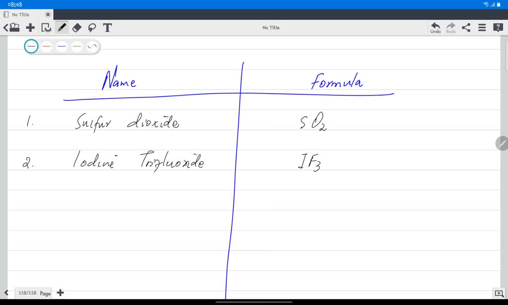 SOLVED: Which has the incorrect name-formula combination? sulfur dioxide iodine trifluoride ...