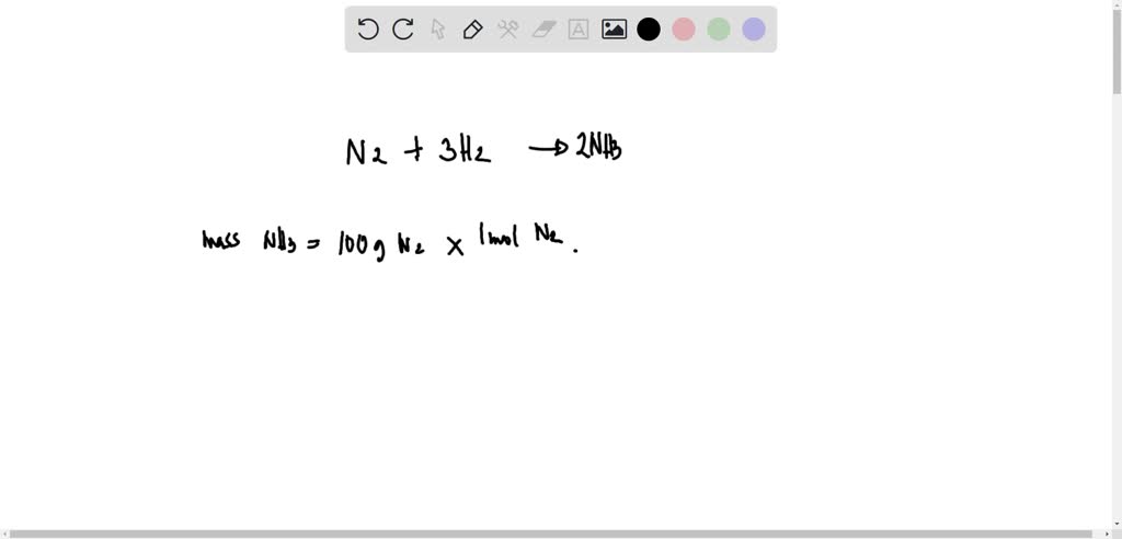 SOLVED: Hydrogen gas (H2) reacts with nitrogen gas (N2) to produce ... SOLVED: Hydrogen gas (H2) reacts with nitrogen gas (N2) to produce ...
