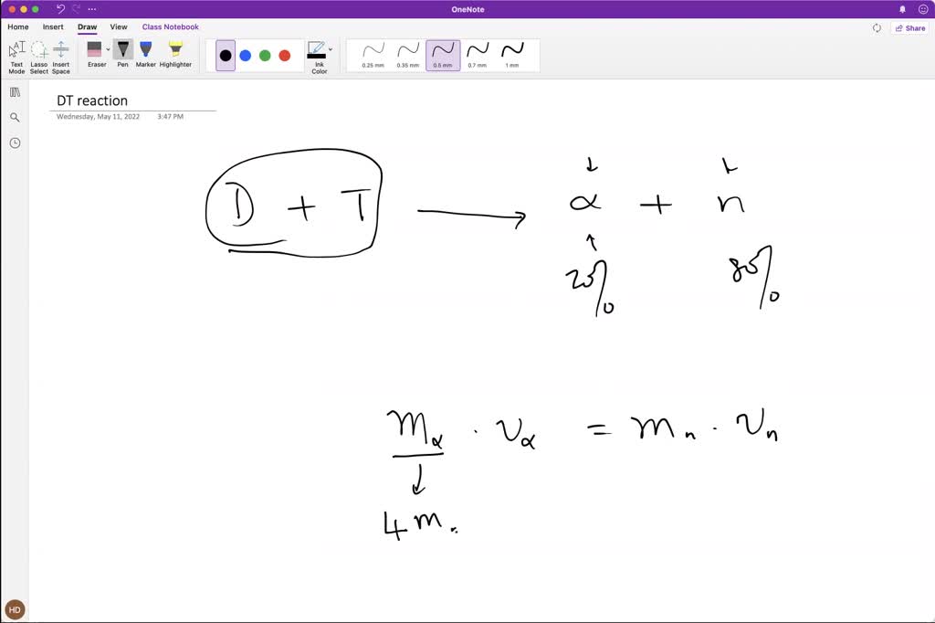 SOLVED: An important fusion reaction in both hydrogen bombs and ...