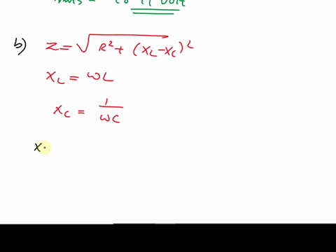 The series rlc circuit shown in following figure has the...