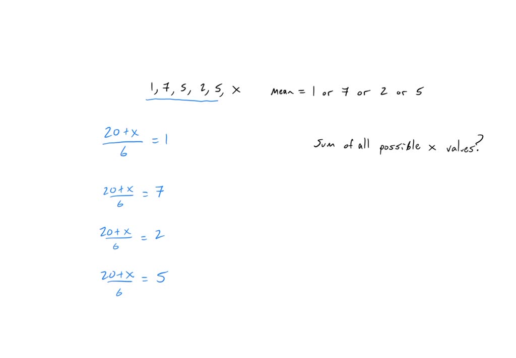 SOLVED: Problem 6: A data set consists of 6 (not distinct) positive integers 1, 7, 5, 2, 5, and ...