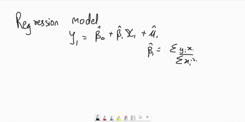 A) In the matrix form of the simple linear regression mode,...