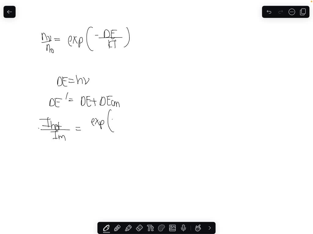 SOLVED: The equilibrium vibrational frequency of the iodine molecule I2 ...