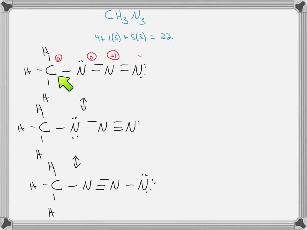 SOLVED Draw The Lewis Structure including Resonance Structures For