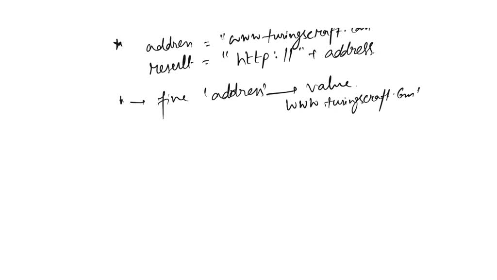 SOLVED: Given the String variable address , write an expression that returns the position of the ...