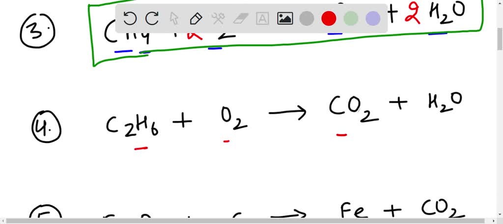 SOLVED: Balance the given chemical equations. Use the lowest whole-number coefficients. Equation ...
