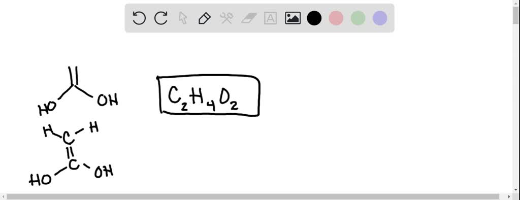 SOLVED: A molecule has the formula C4H8O. Answer the following: 1) What ...