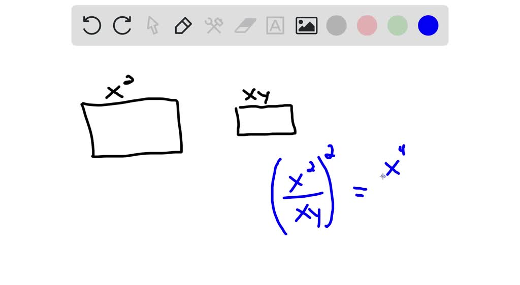 SOLVED: The lengths of two similar rectangles are x^2 and x y ...