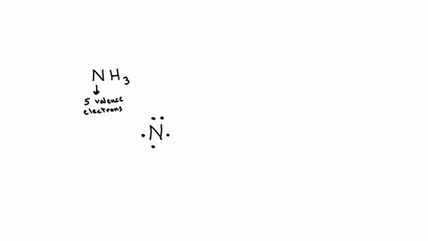 Draw the lewis structure for ammonia nh3 include lone pairs...